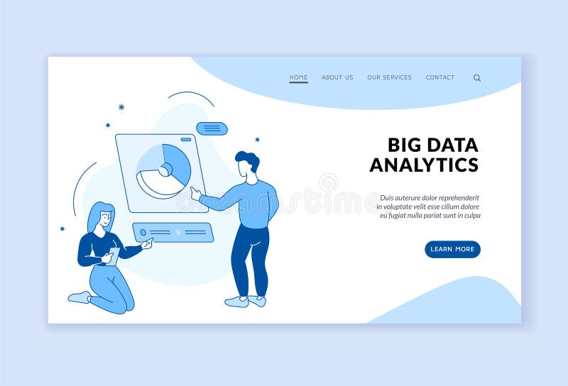 Big Web Data Analytics. Digital Information Infographics with ...