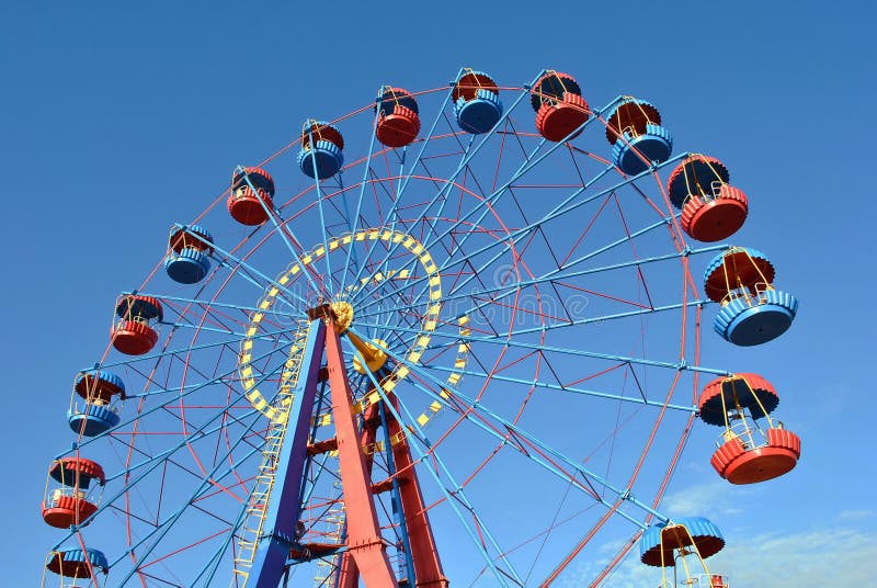 Big wheel stock photo. Image of amusement, park, action - 12214998