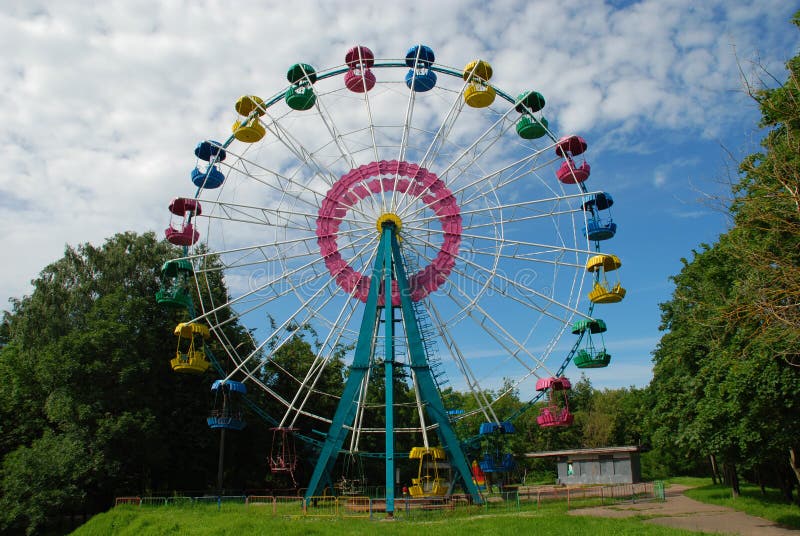 Big wheel stock image. Image of entertainment, gaiety - 12780059