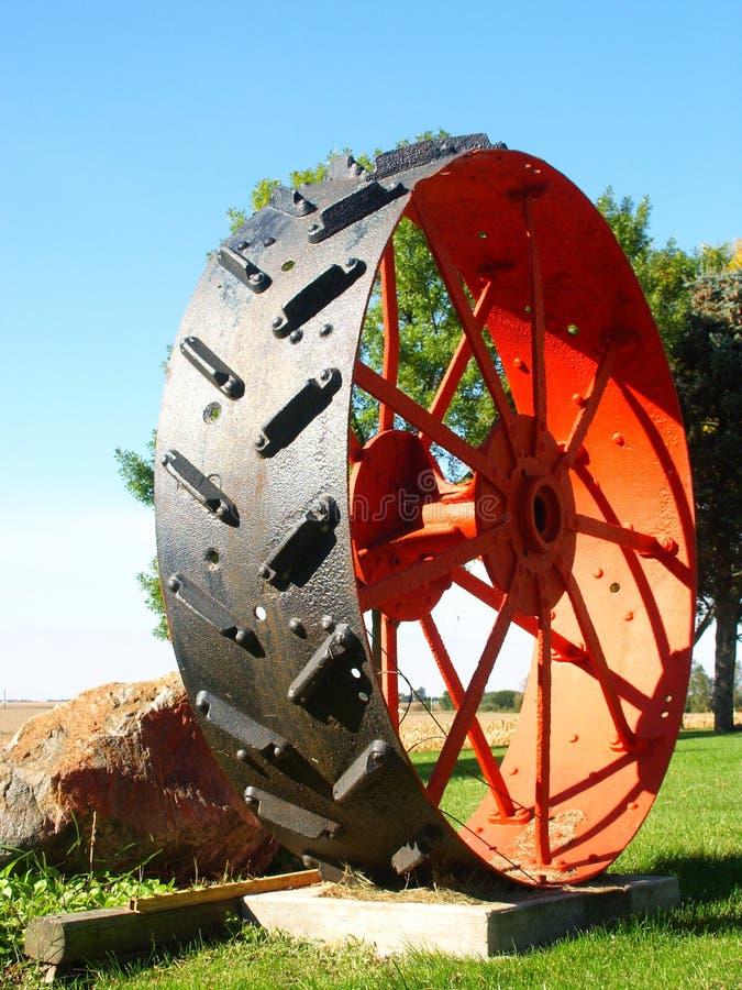 Big Wheel stock photo. Image of railroad, blue, sfondilias - 193522