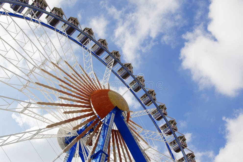 Big wheel stock photo. Image of ferris, european, childhood - 46627988