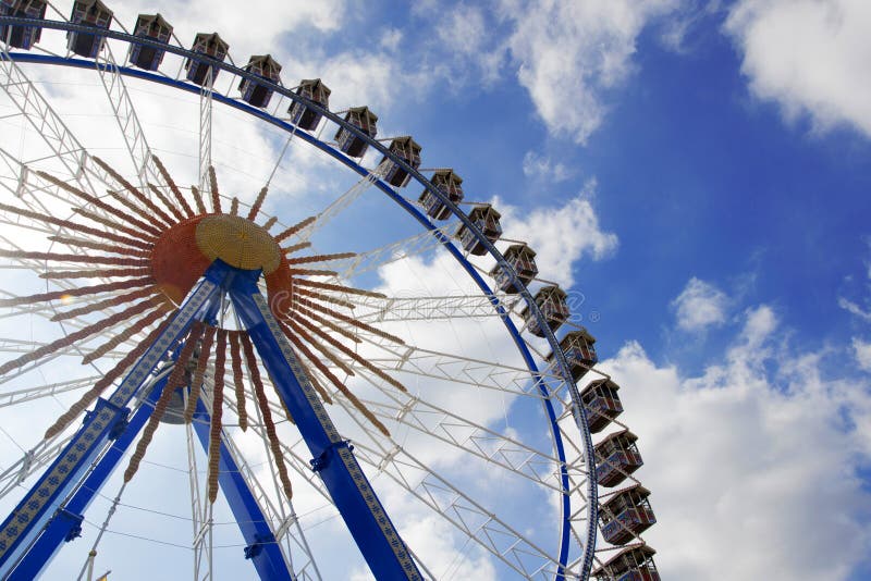 Big wheel stock photo. Image of german, high, fairground - 46628074