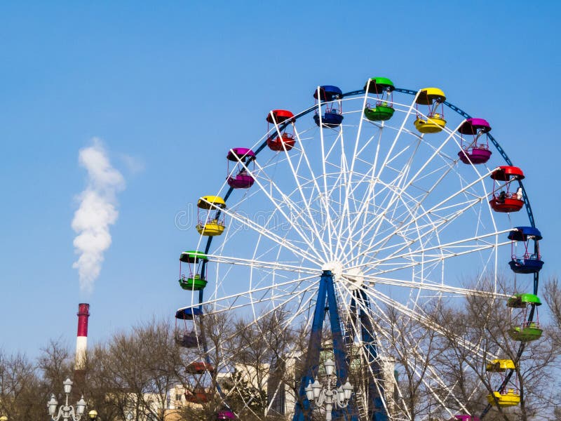 Big wheel stock image. Image of park, london, holiday - 37631347