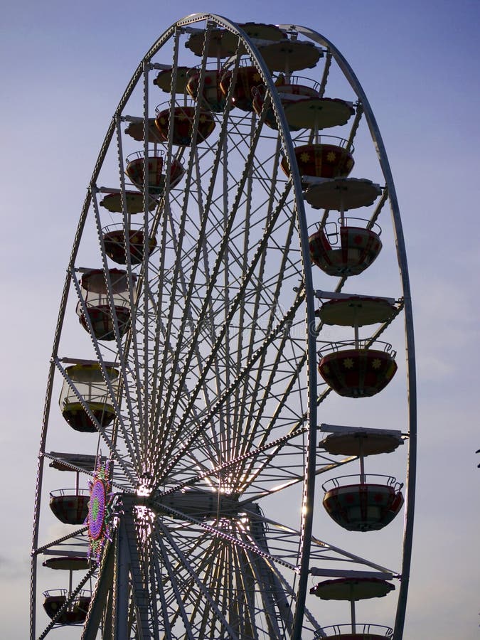 Big Wheel Detail stock image. Image of carnival, cable - 17687447