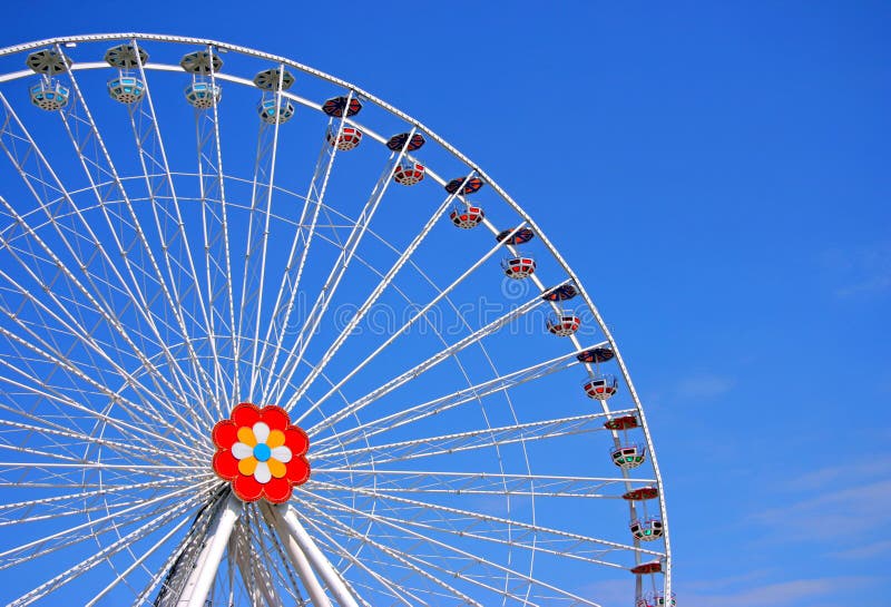 The big wheel from Prater stock image. Image of fair, carousel - 4110633
