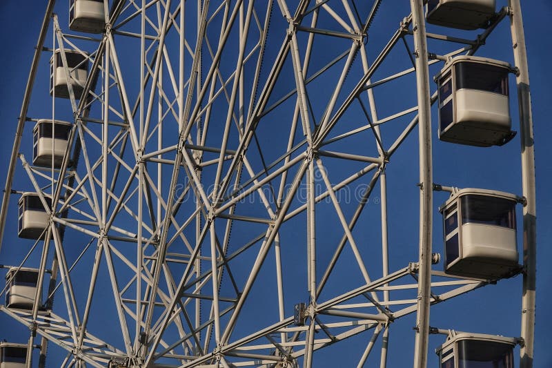 Big Wheel from Tei Park in Bucharest Stock Photo - Image of shape ...