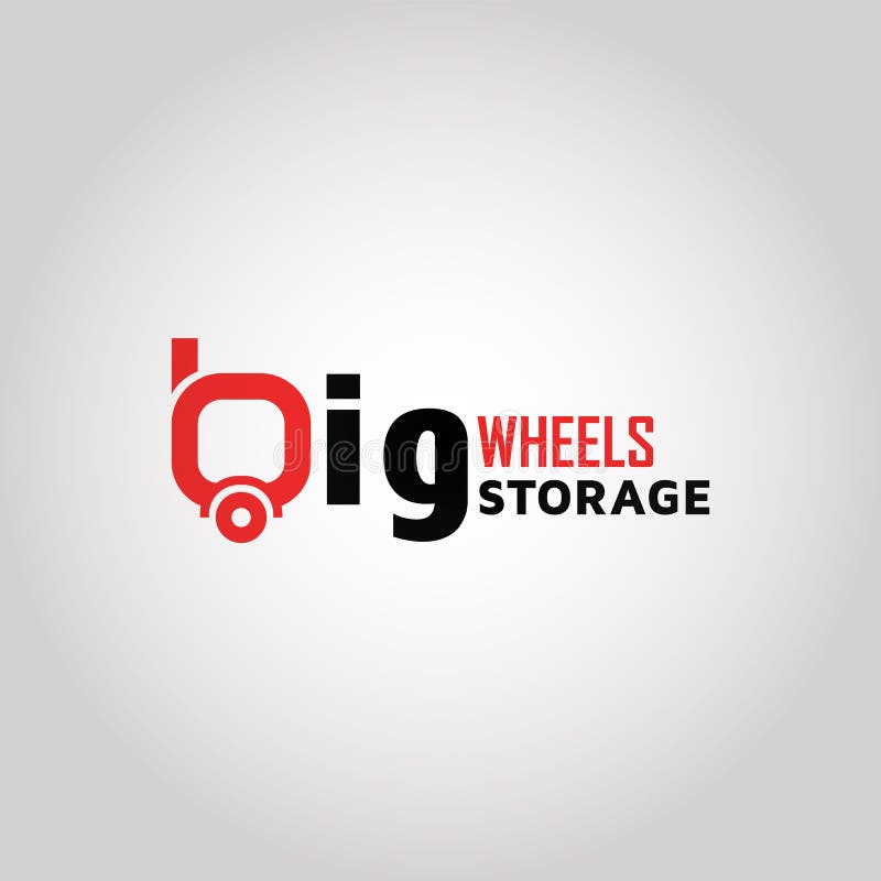 Big Wheels Vector Logo Design Stock Vector - Illustration of automobile ...