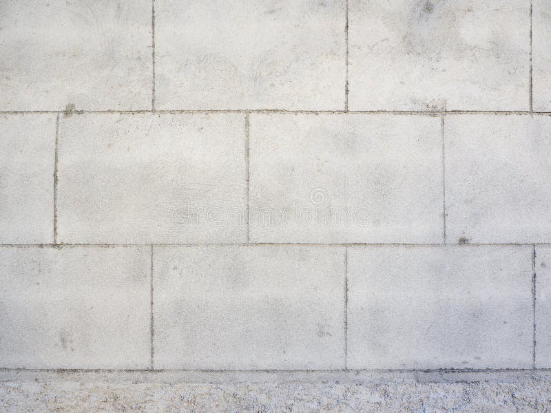 Big White Brick Wall. Seamless Photo Texture Stock Image - Image of ...