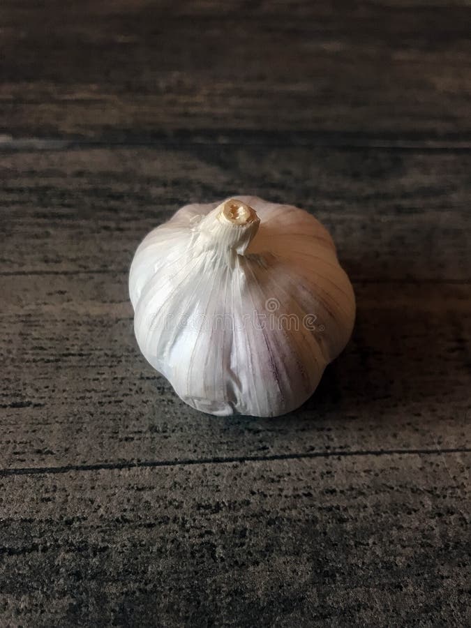 Big White Garlic on a Table Stock Image - Image of onion, health: 119513537