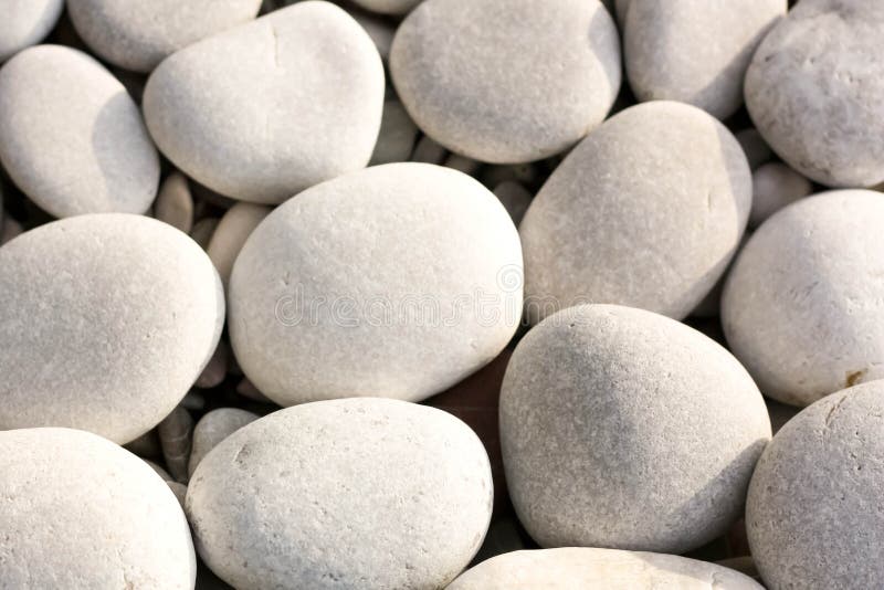 Big white pebble stones stock image. Image of stones - 31638231