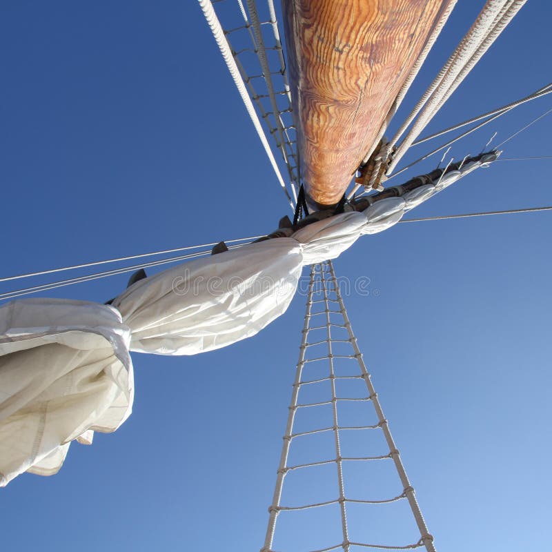 Big white sail stock image. Image of rise, natural, mast - 57607559
