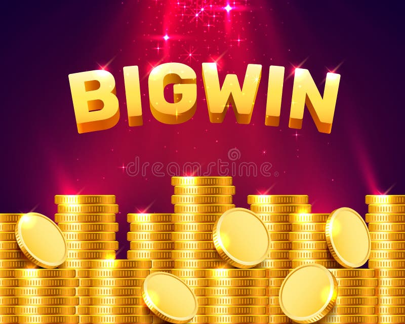 Big Win Casino Signboard, Game Banner Design. Stock Vector ...