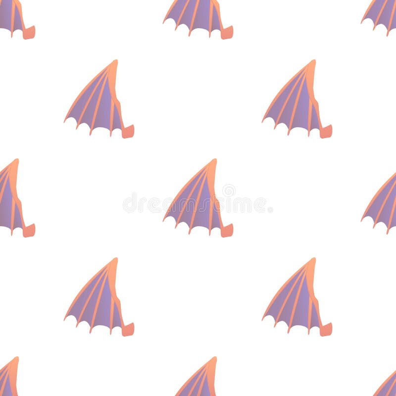 Big Wing Pattern Seamless Vector Stock Vector - Illustration of ...