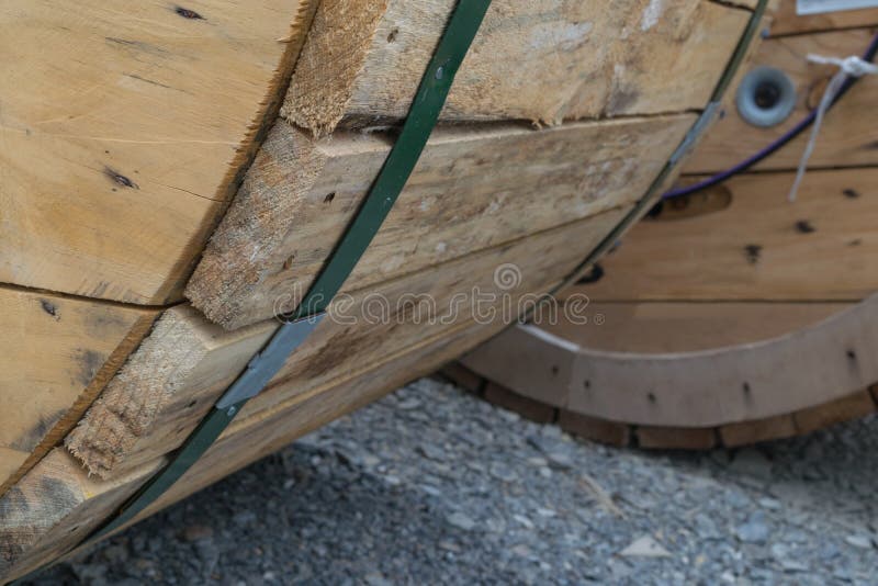 Big Wooden Cable Wheel Roll Stock Image - Image of cable, circle: 78490703