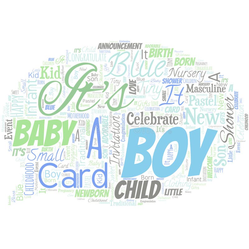 Baby Words's Boy Stock Illustrations – 131 Baby Words's Boy Stock ...