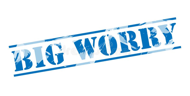 Big Worry Blue Stamp Stock Illustrations – 2 Big Worry Blue Stamp Stock ...