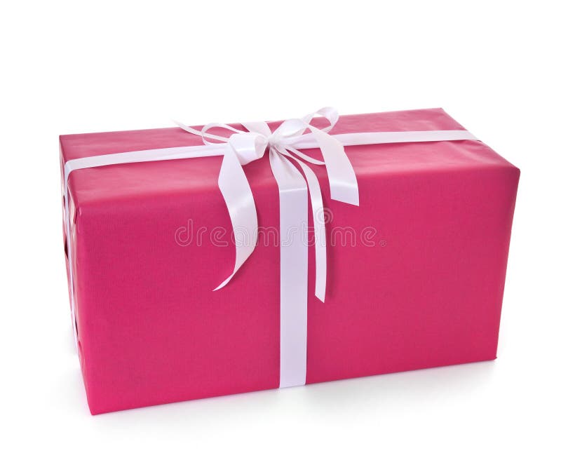 Wrapped present stock photo. Image of wrap, carton, white - 23674262
