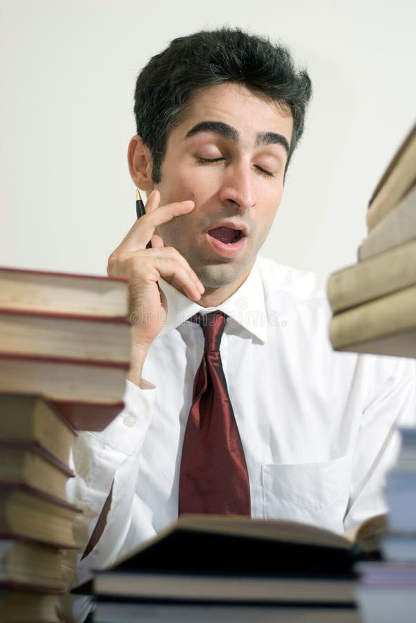 Big Yawn stock photo. Image of corporate, working, positive - 4688266