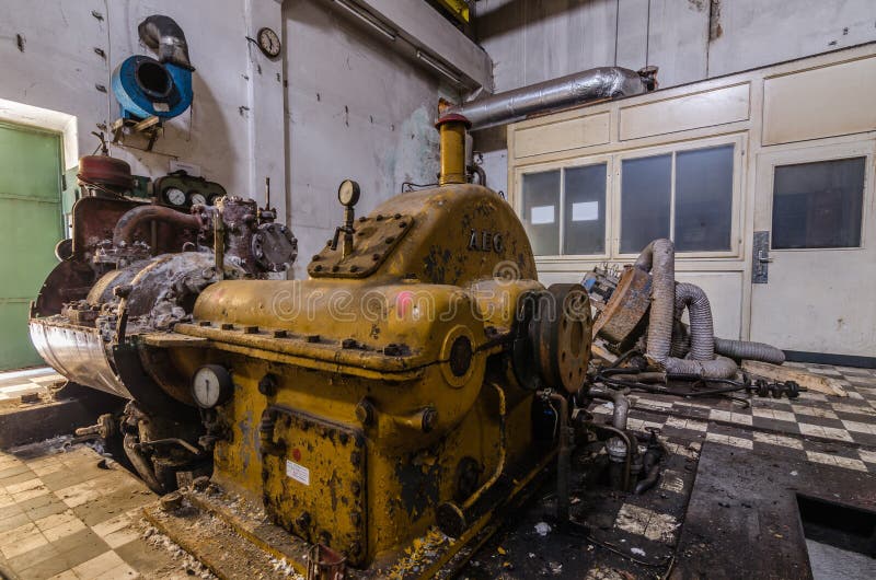 A Yellow Car Has a Big Engine in it S Rear End Editorial Image - Image ...