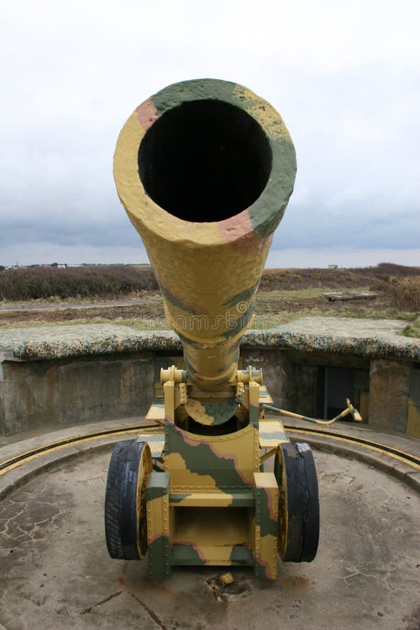 Big Yellow Gun stock photo. Image of barrel, world, turret - 2990244