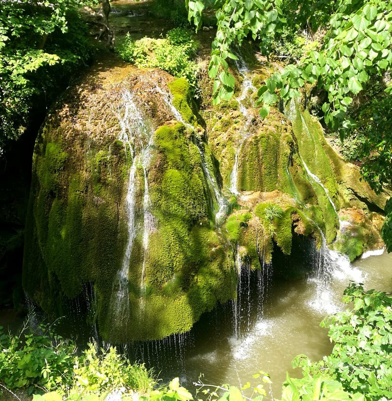 Bigar waterfall stock image. Image of water, bigar, nature - 103568693