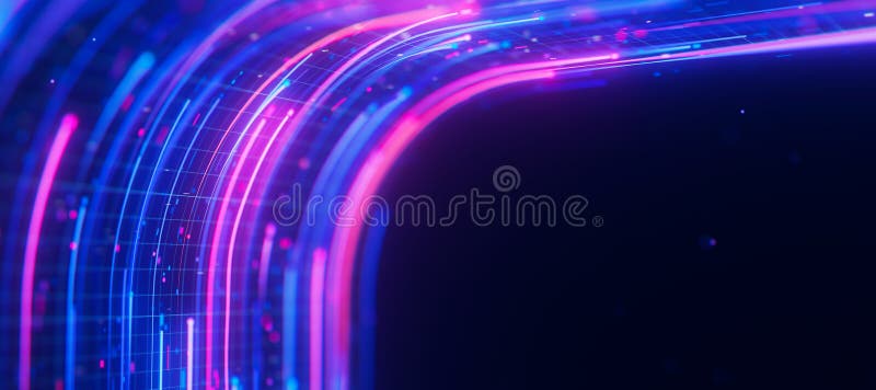 Bigdata Light Speed Data Flow Turn Stock Illustrations – 73 Bigdata ...