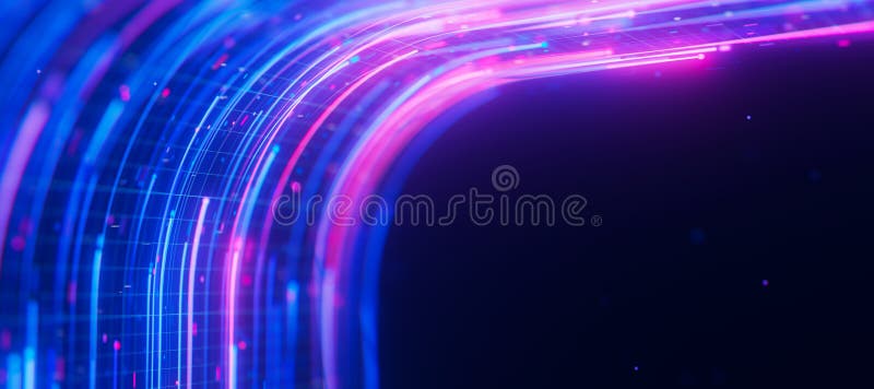 Bigdata Light Speed Data Flow Turn Stock Illustrations – 73 Bigdata ...