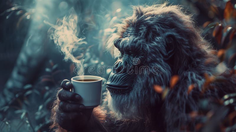 Bigfoot Coffee Stock Illustrations – 77 Bigfoot Coffee Stock ...
