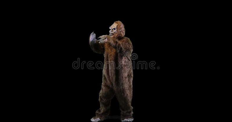 Bigfoot or Sasquatch Dancing Stock Footage - Video of mythical, dancing ...
