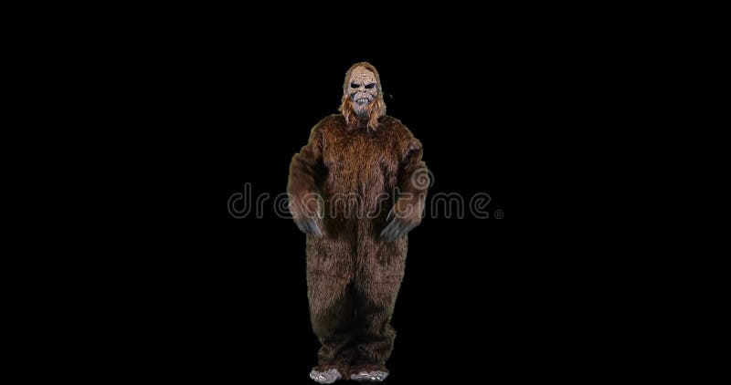 Bigfoot or Sasquatch Dancing Stock Footage - Video of mythical, dancing ...