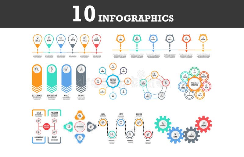 The Biggest Infographics Bundle Ever - Includes 10 Presentation ...