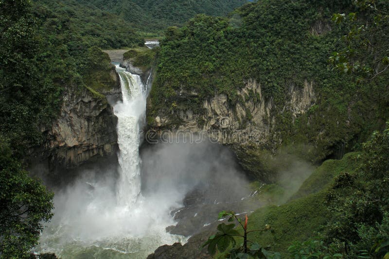 San Rafael Waterfall stock photo. Image of landscape, ecuador - 7806258