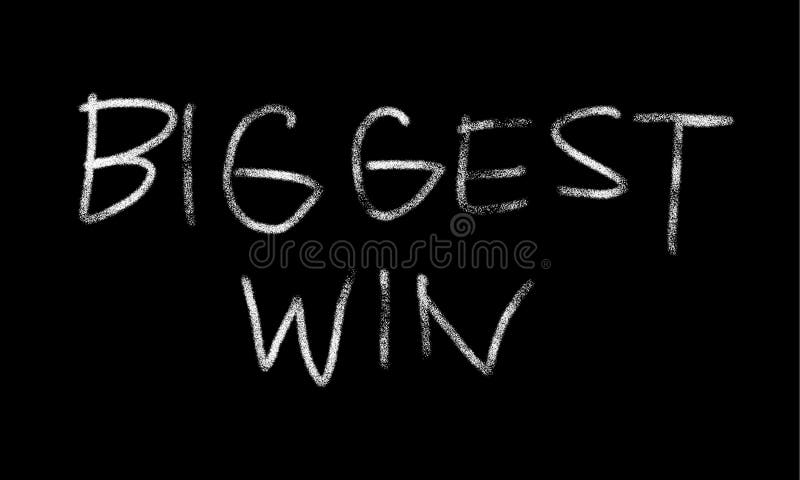 Biggest Win stock illustration. Illustration of community - 238874869