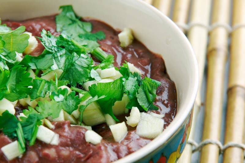 Bigilla stock photo. Image of breakfast, broad, bigilla - 61505752