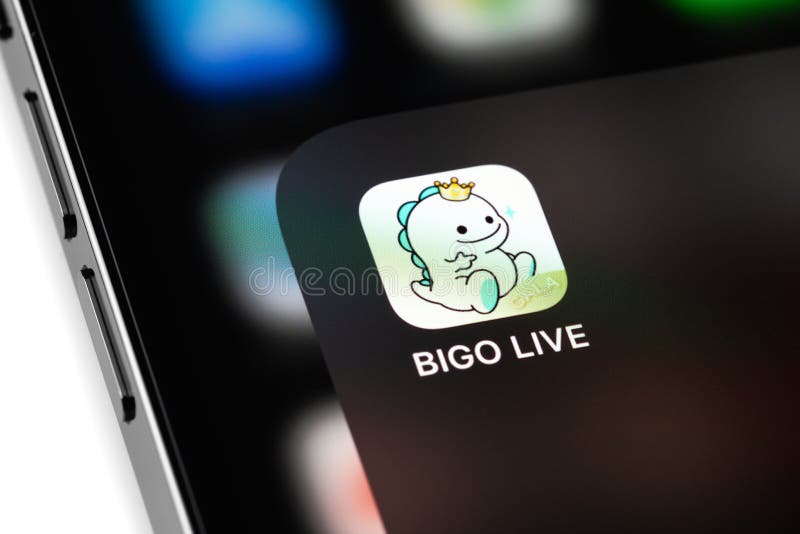 Bigo Live Icon Mobile App on Screen Smartphone IPhone Editorial Image ...