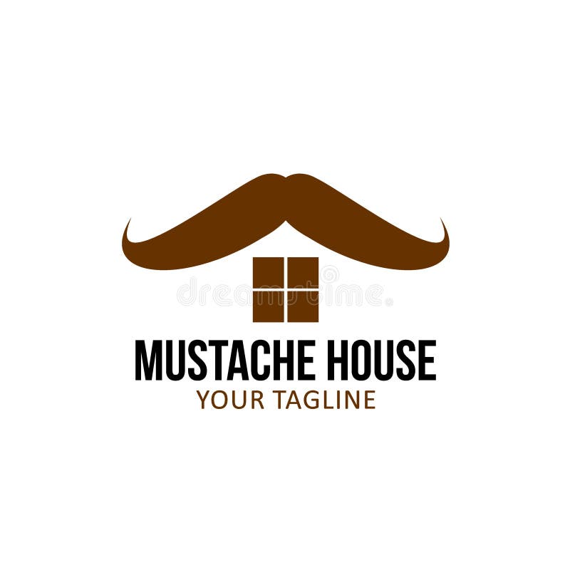 Bigode Criativo Logo Design Vetora Art Logo Ilustração do Vetor ...