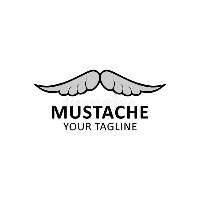 Bigode Criativo Logo Design Vetora Art Logo Ilustração do Vetor ...
