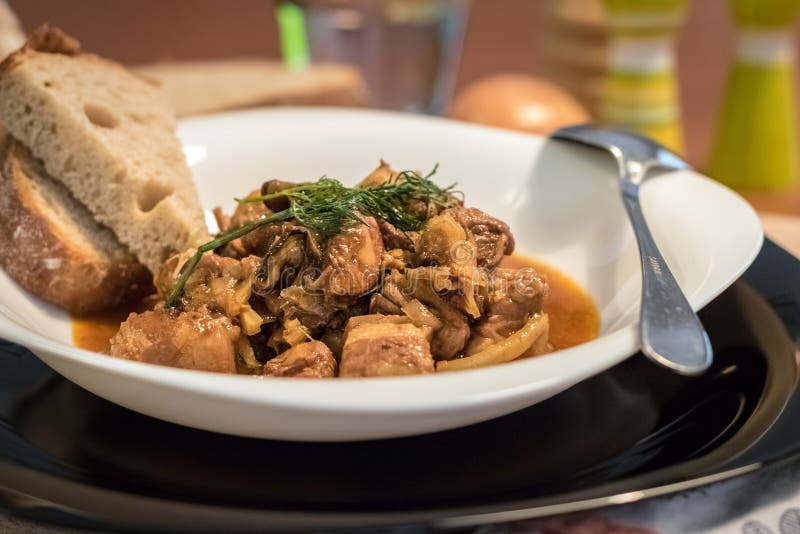 Bigos - Traditional Polish Cabbage and Meat Stew Stock Image - Image of ...