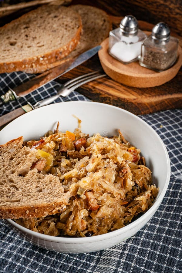 Bigos - Traditional Polish Cuisine Stock Image - Image of delicious ...
