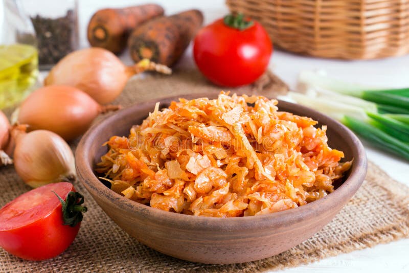 Bigos, a Traditional Polish Dish with Cabbage Stock Image - Image of ...
