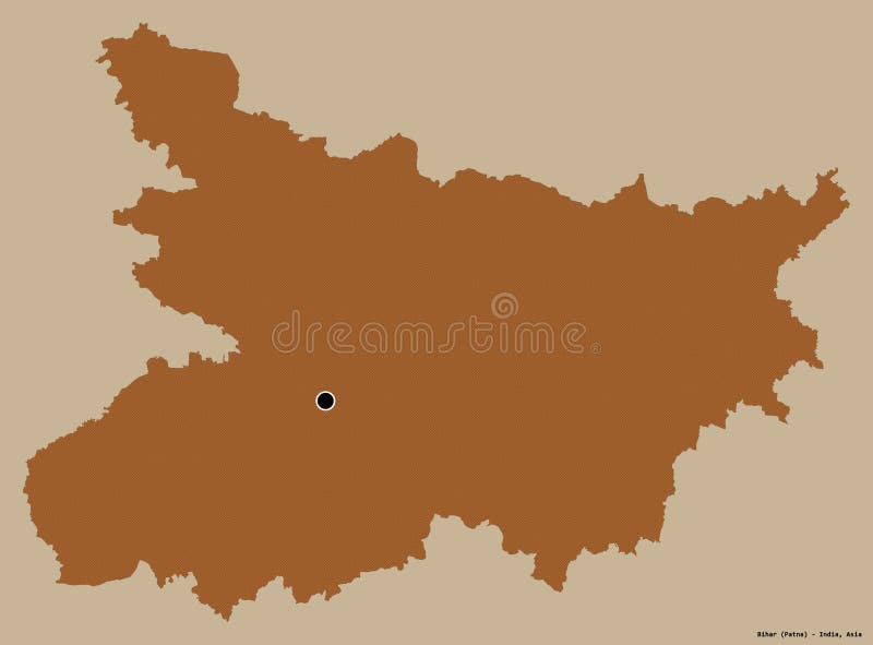 BIHAR STATE MAP OM SYMBOL HINDU Stock Illustration - Illustration of ...