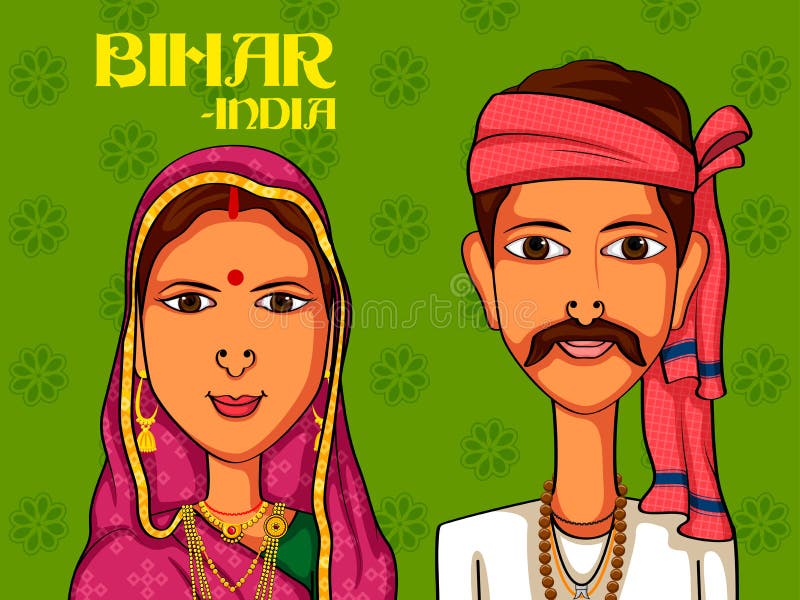 Bihar Couple Stock Illustrations – 5 Bihar Couple Stock Illustrations ...