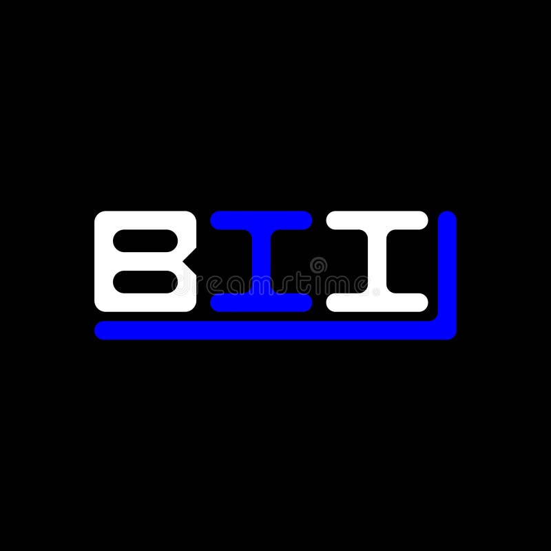 BII Letter Logo Creative Design with Vector Graphic, BII Stock ...