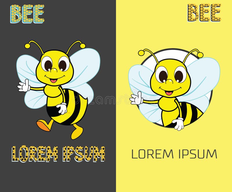 Bij Logo Design Concept Abstract Creatief Bijenpictogram Vector ...