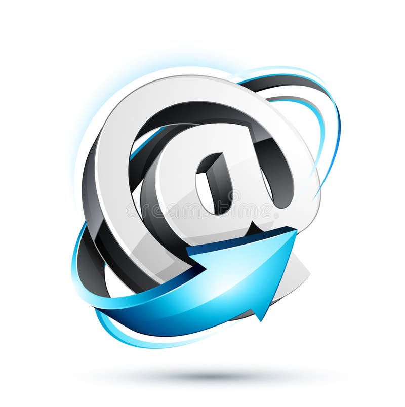 Pijl rond sferische knoop vector illustratie. Illustration of sferisch ...