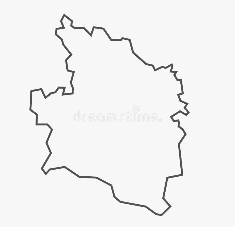 Bijapur District Map Karnataka State India Stock Vector - Illustration ...