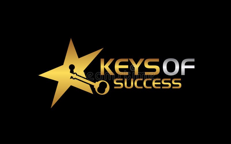 Illustration Vector Graphic of the Road To Success with Keys Logo ...