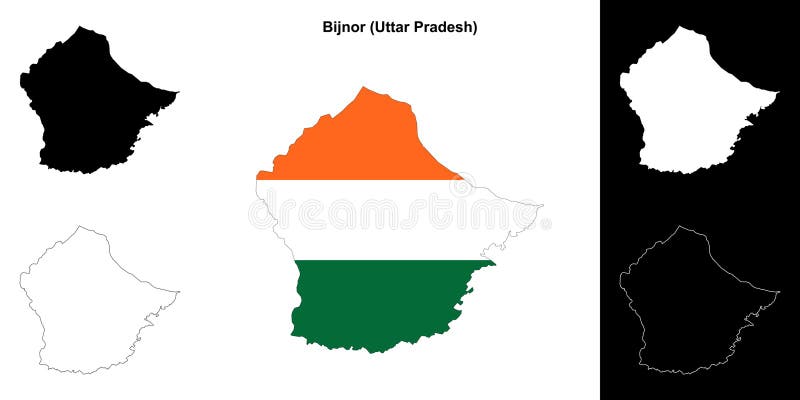 Bijnor Outline Stock Illustrations – 5 Bijnor Outline Stock ...