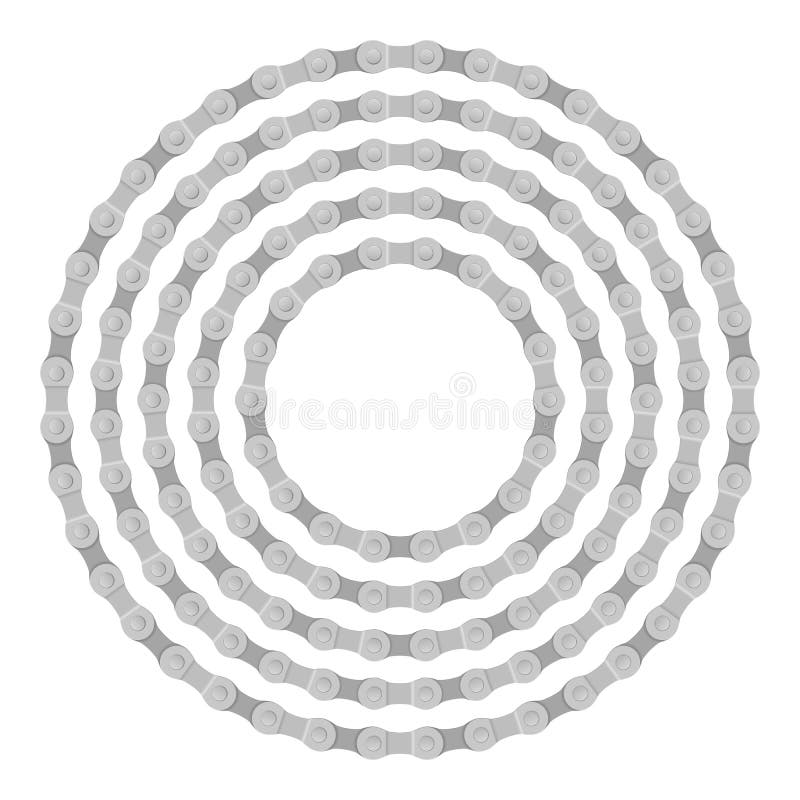 Bicycle chain stock vector. Illustration of macro, bicycle - 22453611