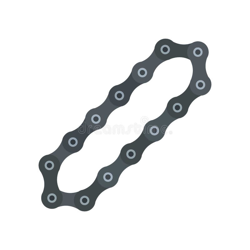 Bike Chain Icon, Flat Style Stock Vector - Illustration of medical ...